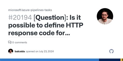 Question Is It Possible To Define Response Code For `successcriteria` · Issue 20194