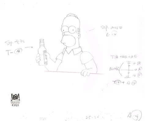Homer Simpson Enjoying A Beer