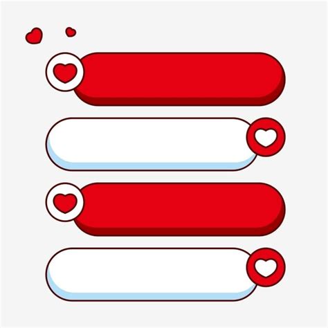 하트 테두리 빨간색 대화 상자 흰색 대화 상자 귀여운 테두리 말풍선 일러스트 발렌타인데이 경계 붉은 심장 마음이 경계