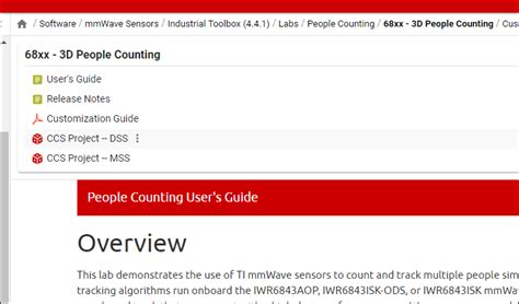 Iwr6843isk People Counting Customization Guide Link Sensors Forum