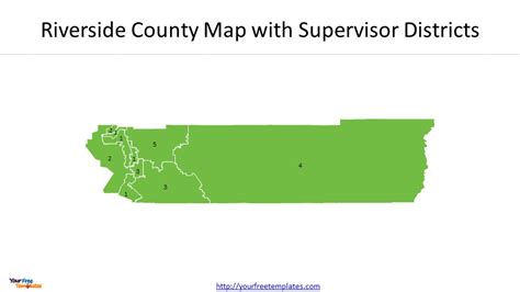 Us California Riverside County Map Free Powerpoint Template