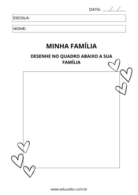 15 Atividades Sobre Família Para Educação Infantil Educador