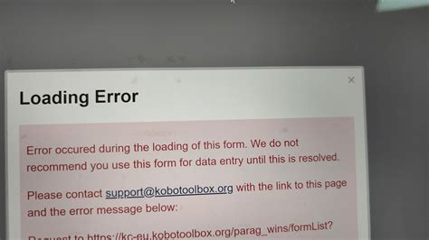 Unable To Access The Form Data Collection Kobotoolbox Community Forum