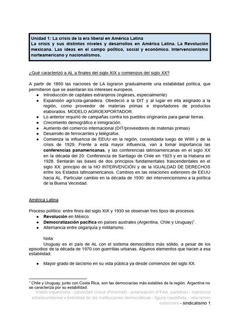 Historia De Los Procesos Ii Final Pdf Argentina America Latina