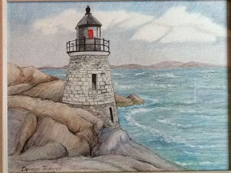 Castle Rock Lighthouse Artwork