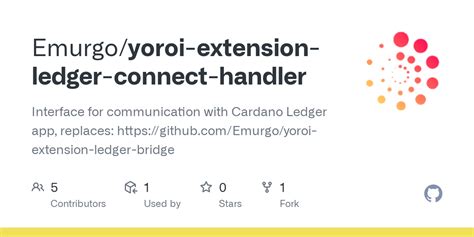 GitHub Emurgo Yoroi Extension Ledger Connect Handler Interface For