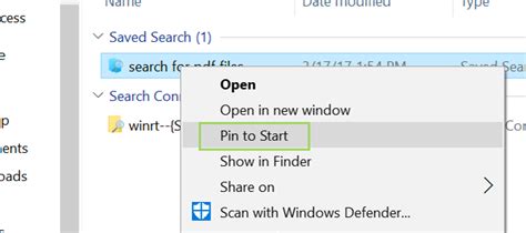 How To Pin Windows File Explorer Searches To The Start Menu Laptop Mag