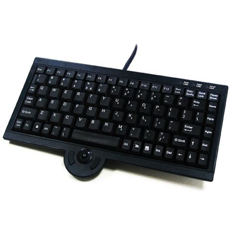 Solidtek Mini Usb Keyboard With Optical Trackball Kb3920bu Bandh