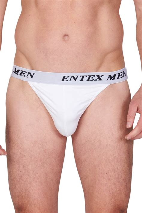 Entex Heren Tanga Slip Elastisch Katoen L Wit Bol