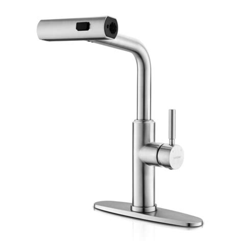 Wewe Waterfall Kitchen Faucet With Pull Down Sprayer 3 Modessweep