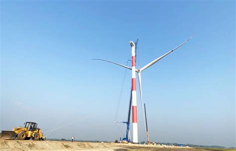 山西建投孟加拉国科巴风电项目首台风机吊装就位 资讯信息 中国产业海外发展协会