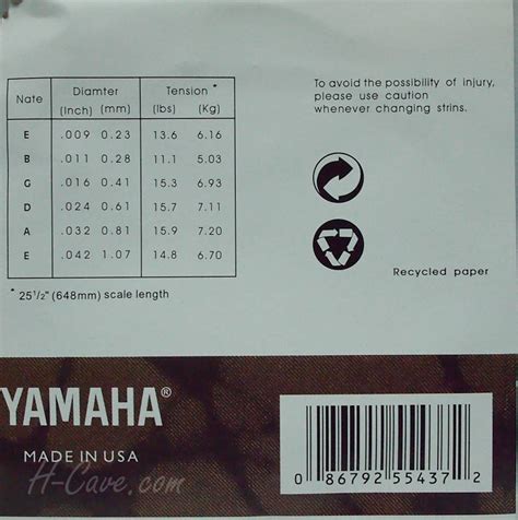 Electric Guitar Strings Shop H Cave