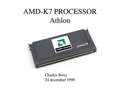 Ppt Amd K7 Processor Athlon Powerpoint Presentation Free Download