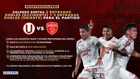 TÉrminos Y Condiciones Sorteo Entradas Dobles Universitario Vs Sport