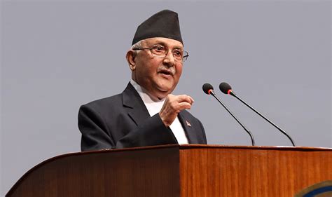 Elections To End Transition Says Cpn Uml Chair Oli The Himalayan
