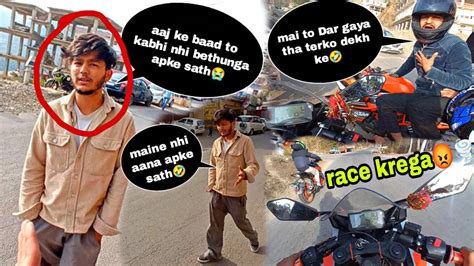 Chote Bhai Ko Bike Pe Bithaya Ye To Rone Lg Gya REACTIONS YouTube