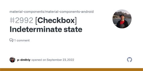 Checkbox Indeterminate State · Issue 2992 · Material Components