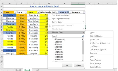 How To Use Autofilter In Excel Excelchat Excelchat