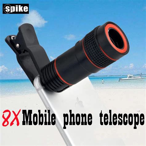 Universal 8x Optical Zoom Telescope Camera Lens Clip Mobile Phone