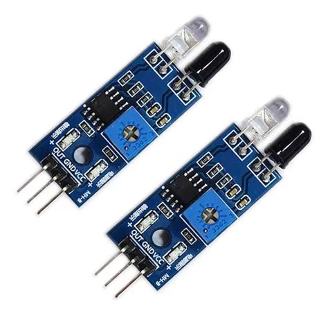 Sensores Ir Infrarrojos 2 Unids Para Robot Arduino Cuotas Sin Interés