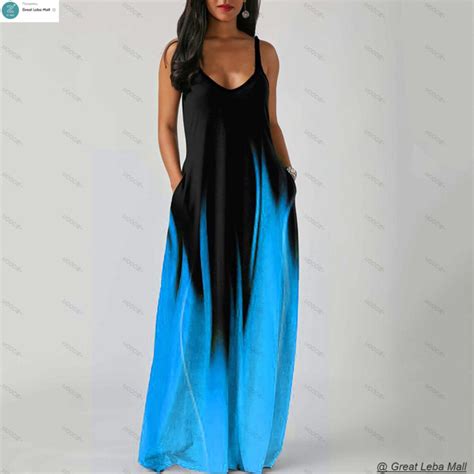 Сарафан Женский лазурный Пляжный Без рукавов Полиэфирное волокно размер 50 Без застежки купить