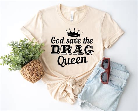 Drag Queen Svg God Save The Drag Queen Svg I Support Drag Etsy