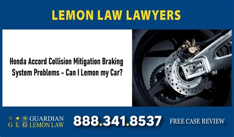 Honda Accord Collision Mitigation Braking System Problems Can I Lemon My Car California