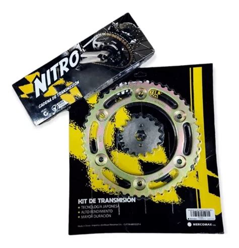Kit Transmisi N Pi N Corona Cadena Nitro Honda Xr