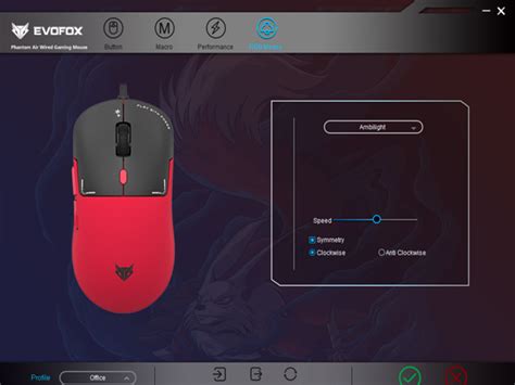 Buy Evofox Phantom Air Ultra Lightweight Gaming Mouse Upto 1000hz Polling Rate 7000 Fps