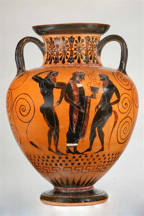 Amphora Greek Attic Archaic 540 B C 530 B C Museum Of