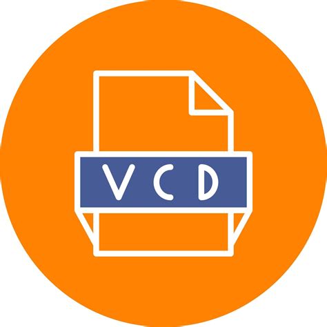 Vcd File Format Icon Vector Art At Vecteezy