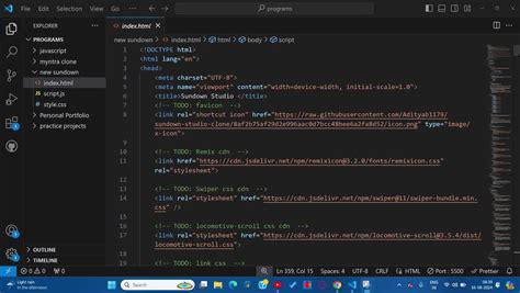 Suhani Patle On Linkedin Webdesign Html Css Javascript