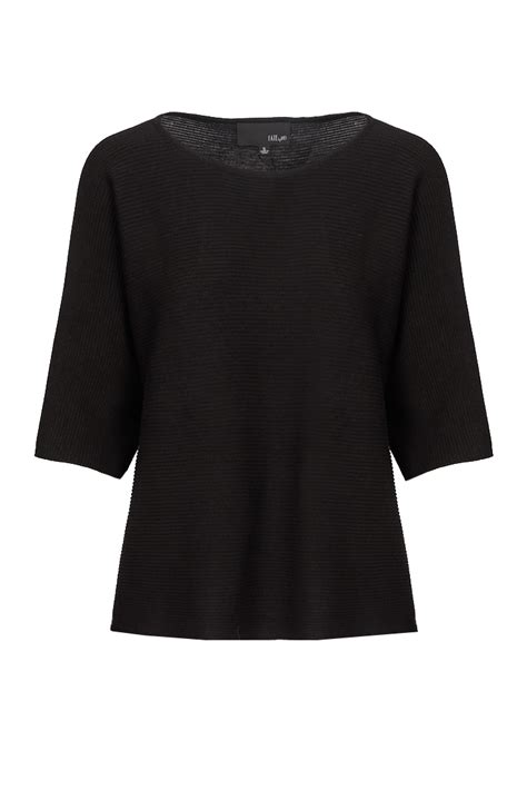 Boat Neck Ribbed Sweater Preppy Style Work Outfit Office Style Picks