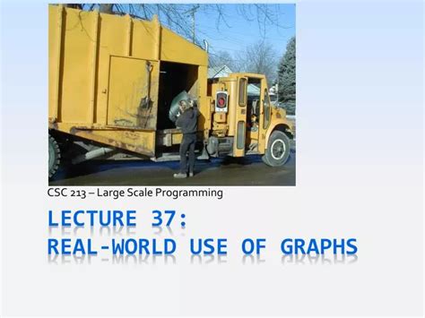 ppt lecture 37 real world use of graphs powerpoint presentation