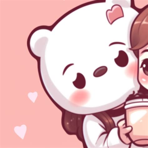 Sweet Embrace Cute Milk Milk And Mocha Matching Pfp Aesthetic