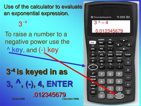PPT TI 30X IIS Calculator Skills PowerPoint Presentation Free Download ID 316676