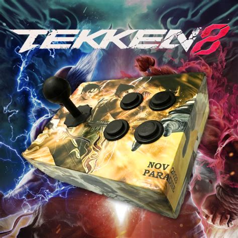 Usb Game Controller Joystick 4 Buttons Game Arcade Made Of Wooden Box
