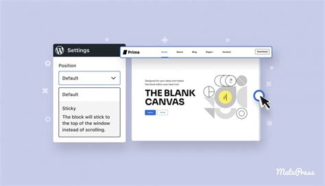 How To Create A Wordpress Sticky Header Without Plugin Using A Group