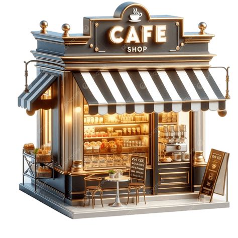 Beautiful French Cafe Shop Clipart Illustration Beautiful French Cafe