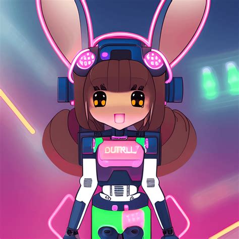 Dva Anime Brown Skin Girl Graphic · Creative Fabrica