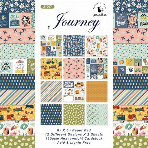 Panalisacraft 24 Sheets 6x6 Cute Patterned Paper Grandado