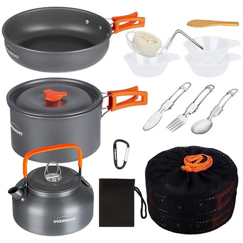 NACZYNIA KEMPINGOWE TURYSTYCZNE CAMPING ZESTAW 12x 611393350551