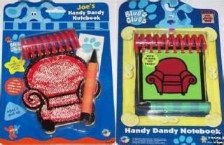 Blues Clues Handy Dandy JOEs Noebook DRY ERASE Page Refill Blues