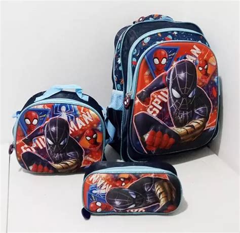 Kit Mochila D Ni Os Lonchera Lapicera Primaria Meses Sin Intereses