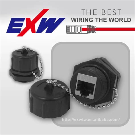 Cat Shielded Industrial Ip Rj Waterproof Bulkhead Female Coupler Buy Rj Female Coupler