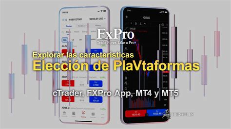 Elección De Plataformas Con Fxpro Fxpro Trader Ctrader Fxpro App