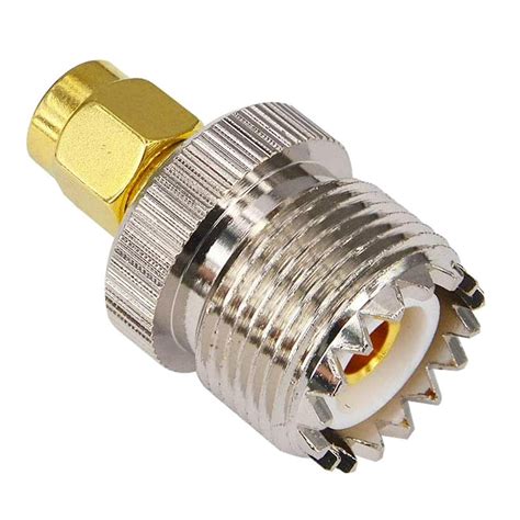 Sma Enchufe Macho A Uhf Jack So239 Hembra Adaptador Rf Recto 11 Feliz