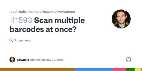 Scan Multiple Barcodes At Once Issue React Native Camera React Native Camera GitHub