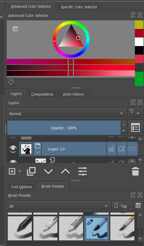I Cant Make My Layers Tab Any Smaller Please Help R Krita