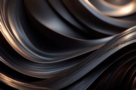 Premium Photo Smooth Flowing Liquid Metal Waves Texture Abstract Background Wallpaper